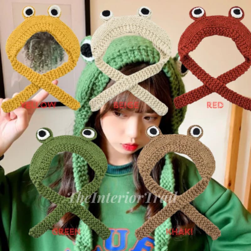 Frog Hat - Etsy