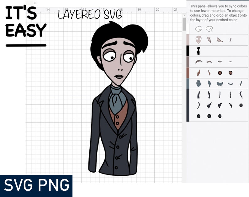 Corpse Bride Bundle Emily Victor SVG file for Cricut | Etsy