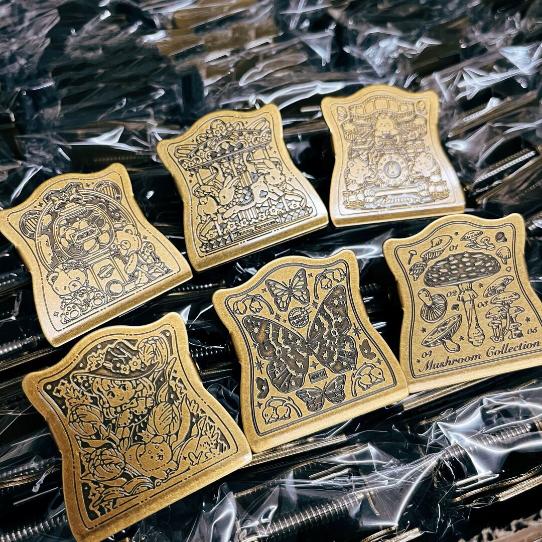Brass Notebook Brass Clips - Etsy