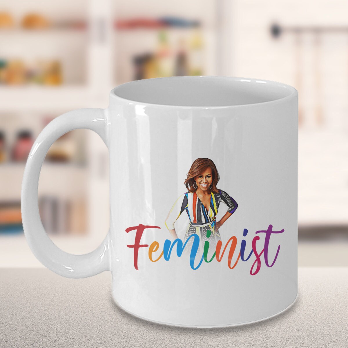 Feminist Coffee Mug Feminist Mug Power Feminist Funny Ts Etsy