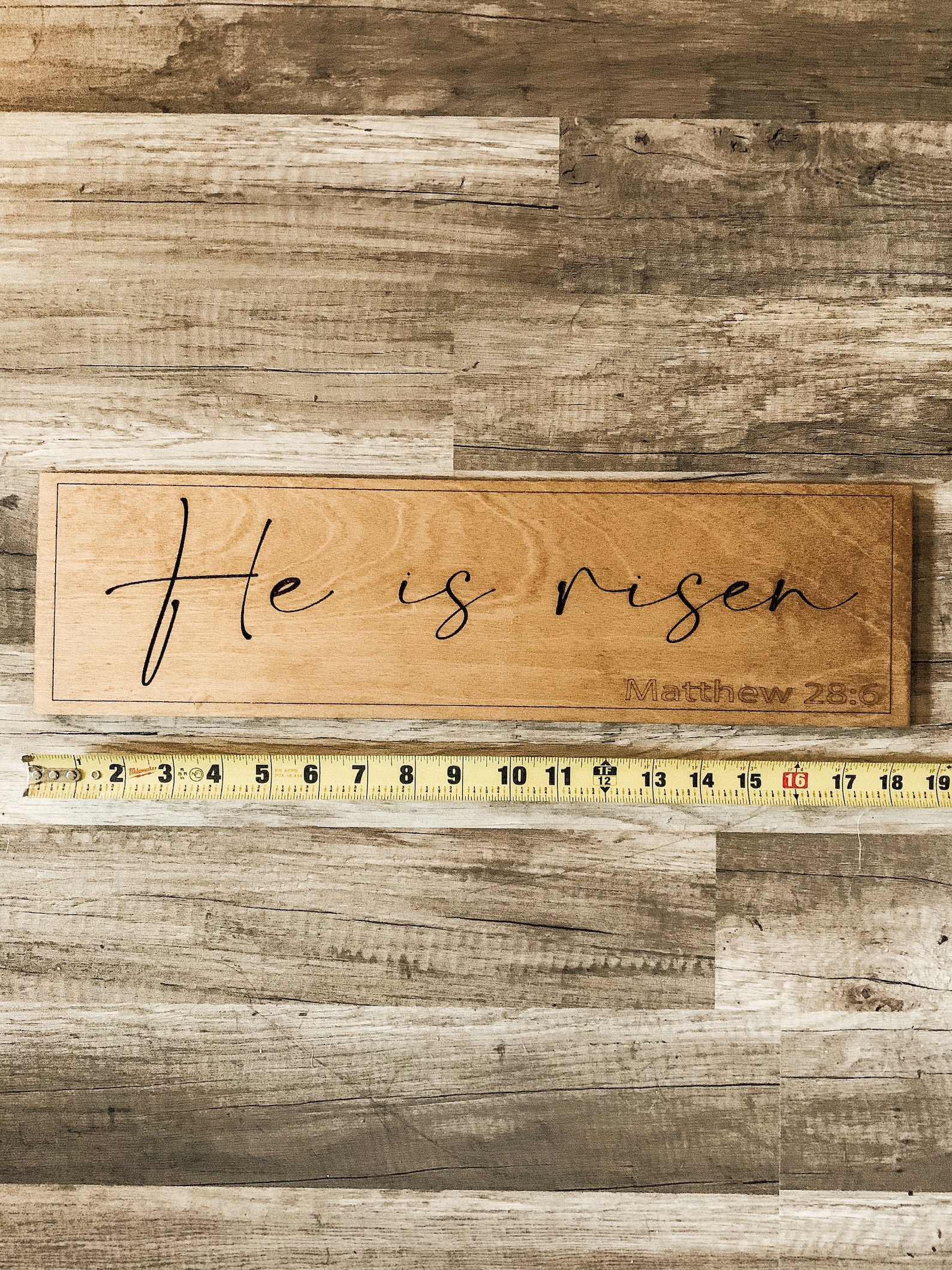 He is Risen Sign | Etsy