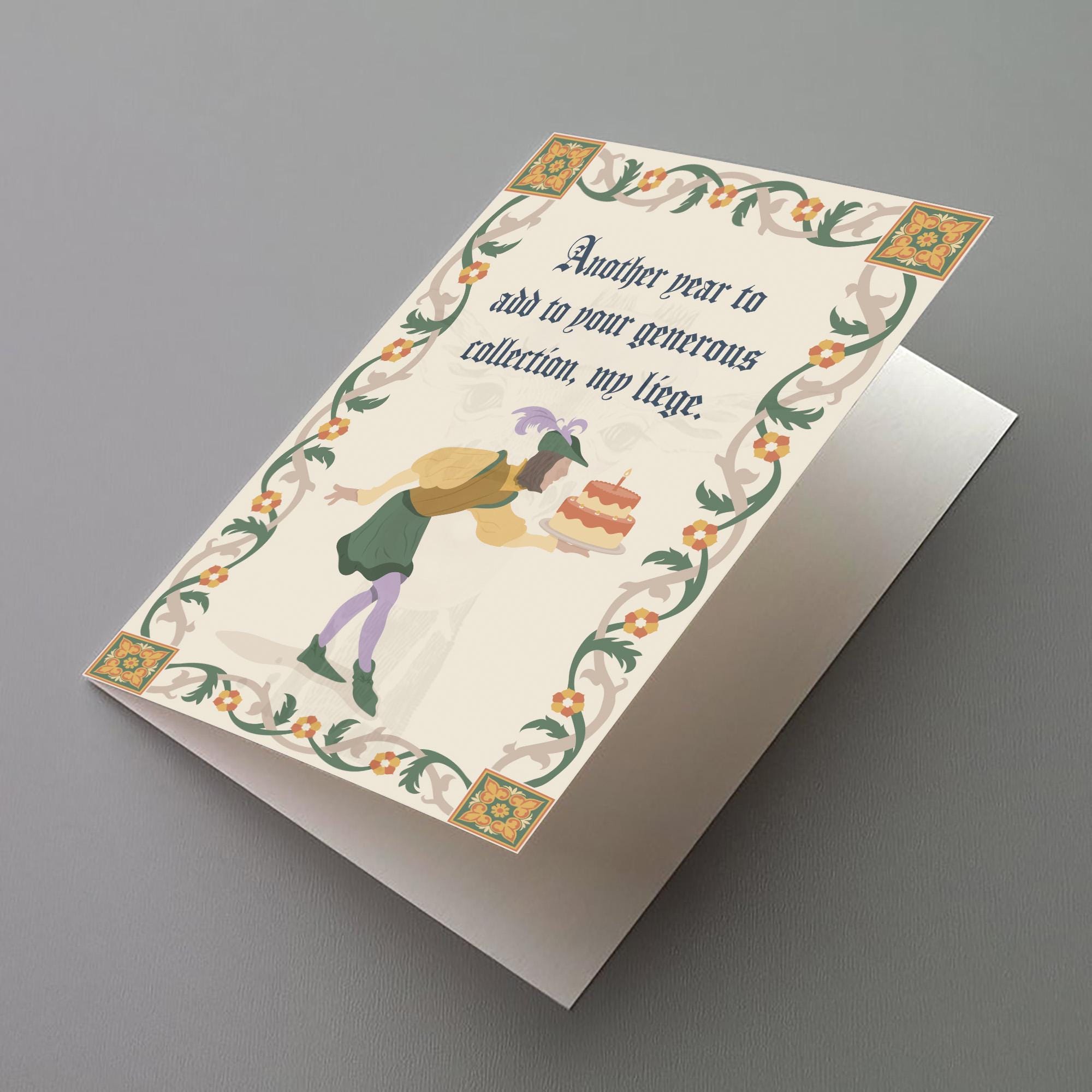 MY LIEGE - Medieval Birthday - Happy Birthday My Liege - Renaissance ...