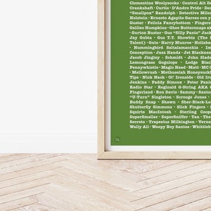 PSYCH - GUS' NICKNAMES - Psych Tv Show - Psych Print - Tv Poster ...