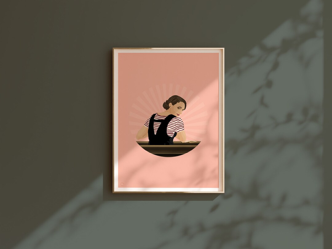 FLEABAG - Phoebe Waller-bridge - Minimalist Modern Illustration Print ...