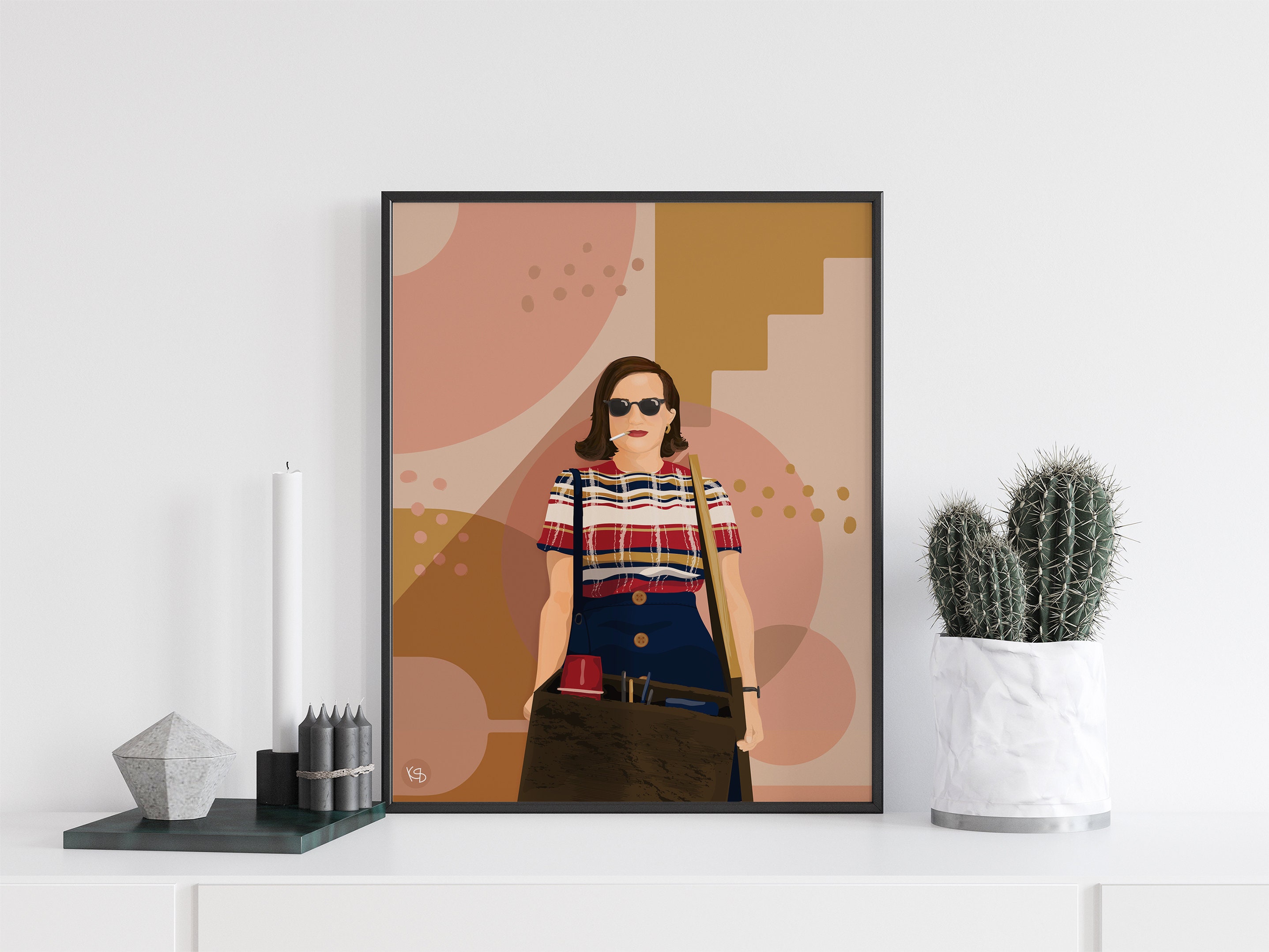 MAD MEN - BUNDLE of 3 - Mad Men Print - Mad Men Art - Peggy - Joan ...