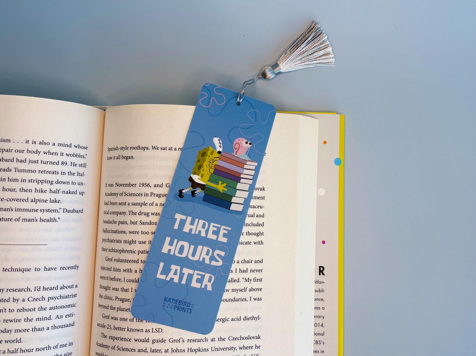 ONE MORE PAGE - Three Hours Later - Book Stack Bookmark - Stack of ...