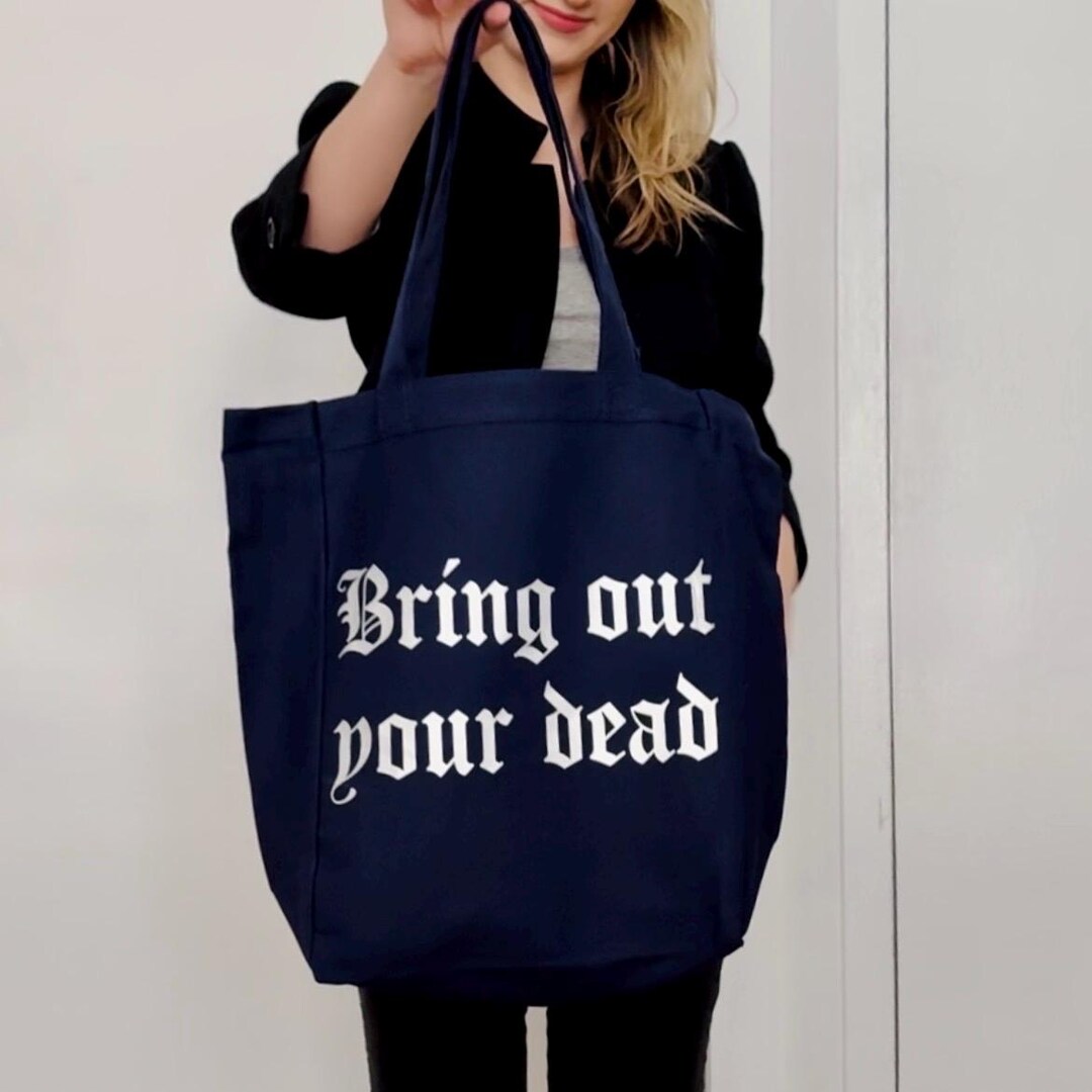 I'M NOT DEAD - Tote Bag - Bring Out Your Dead - Monty Python - Holy ...