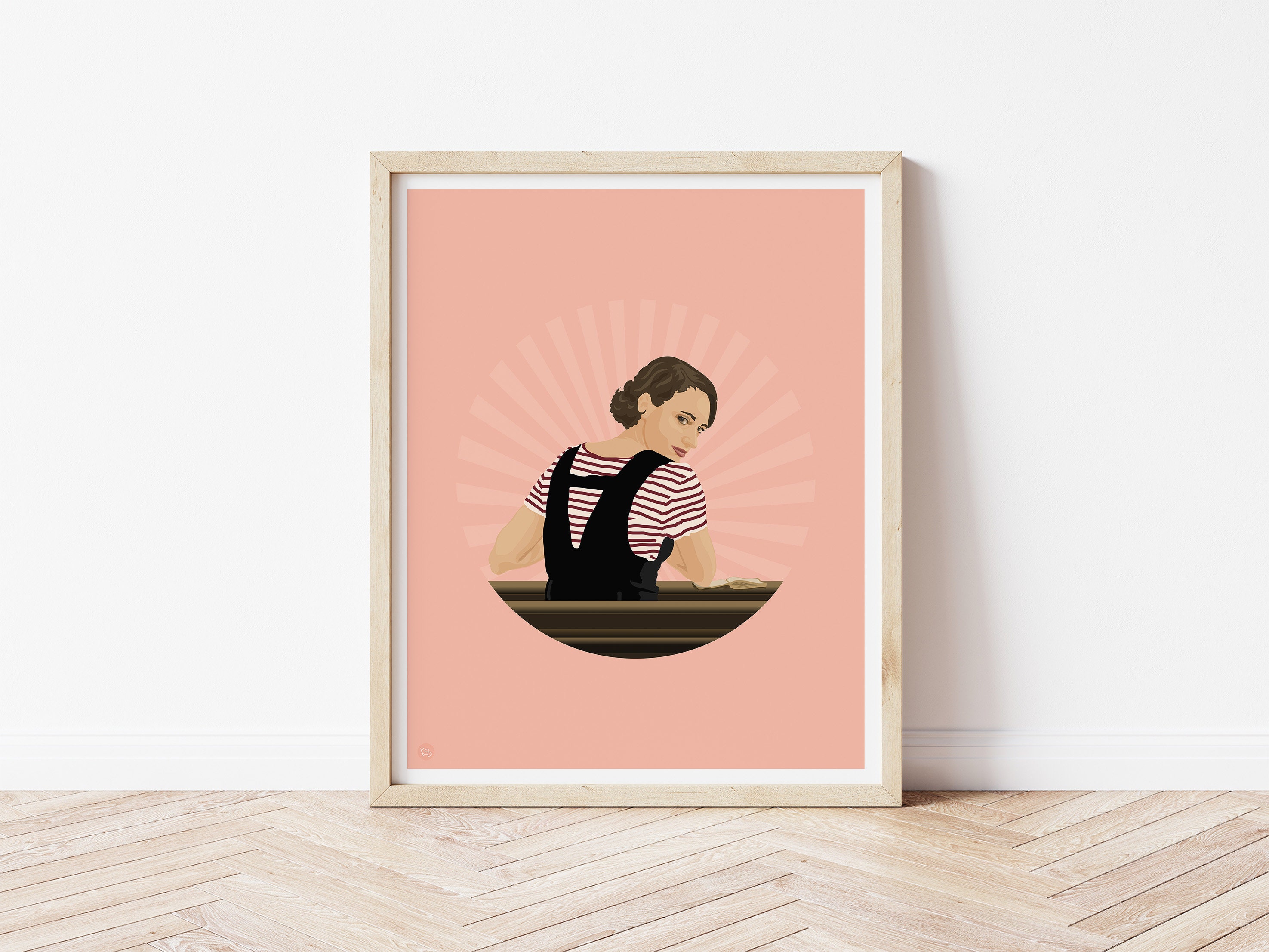 FLEABAG - Phoebe Waller-bridge - Minimalist Modern Illustration Print ...