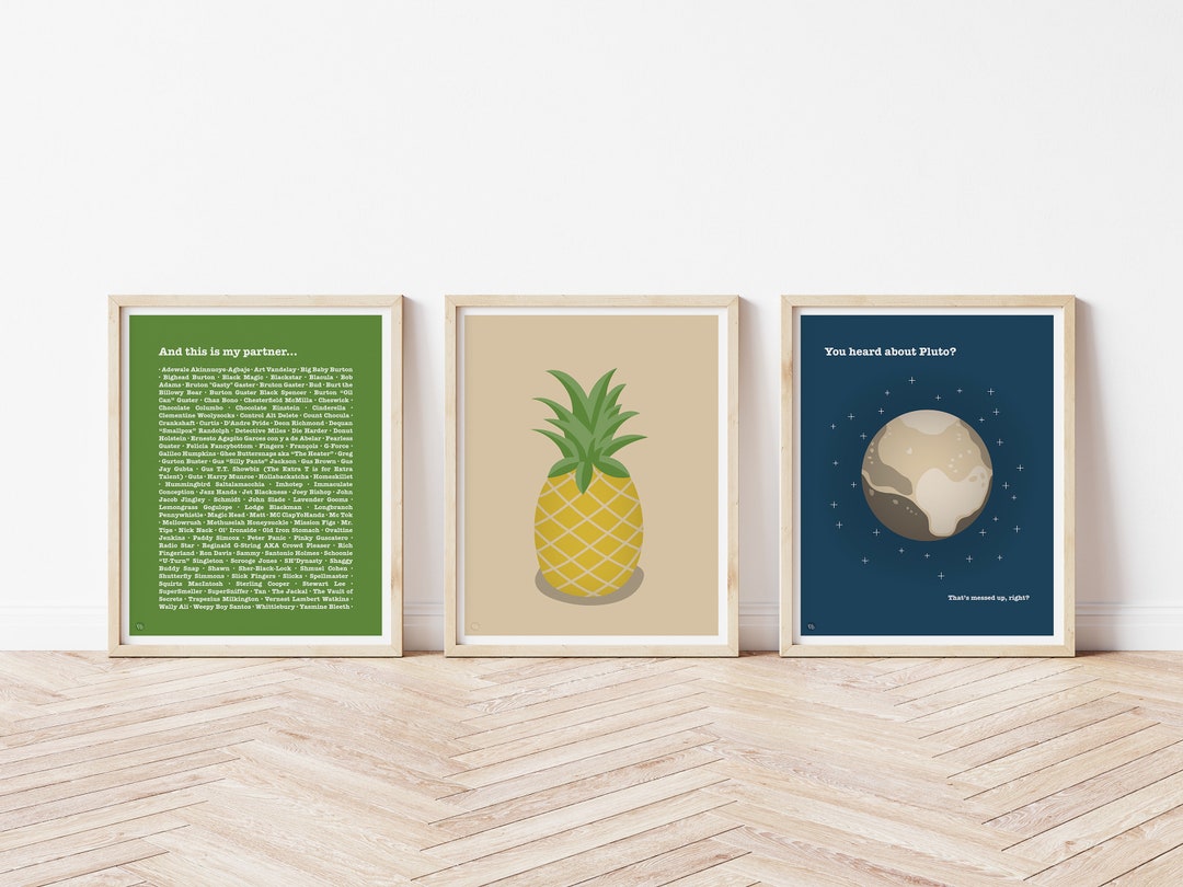 PSYCH - BUNDLE of 3 Prints - Psych TV Show - Psych Print - Tv Poster ...