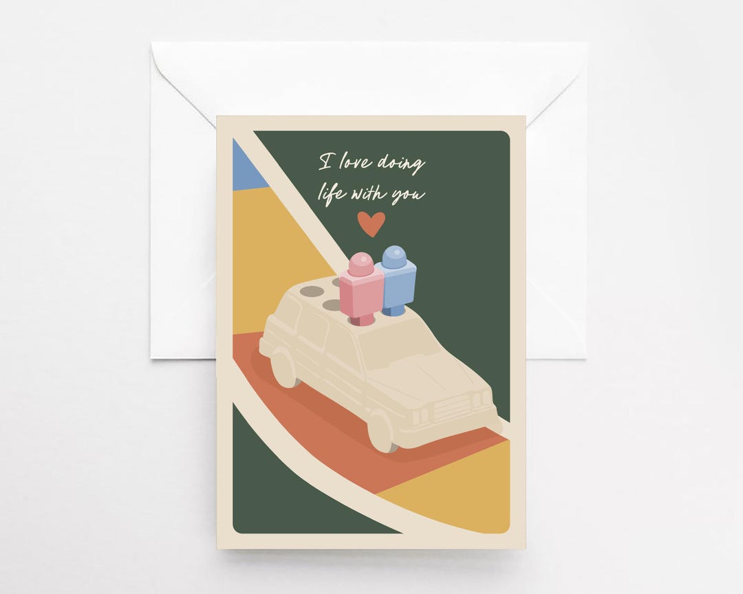 I Love Doing Life With You - Custom - Valentine's Card - Card for ...