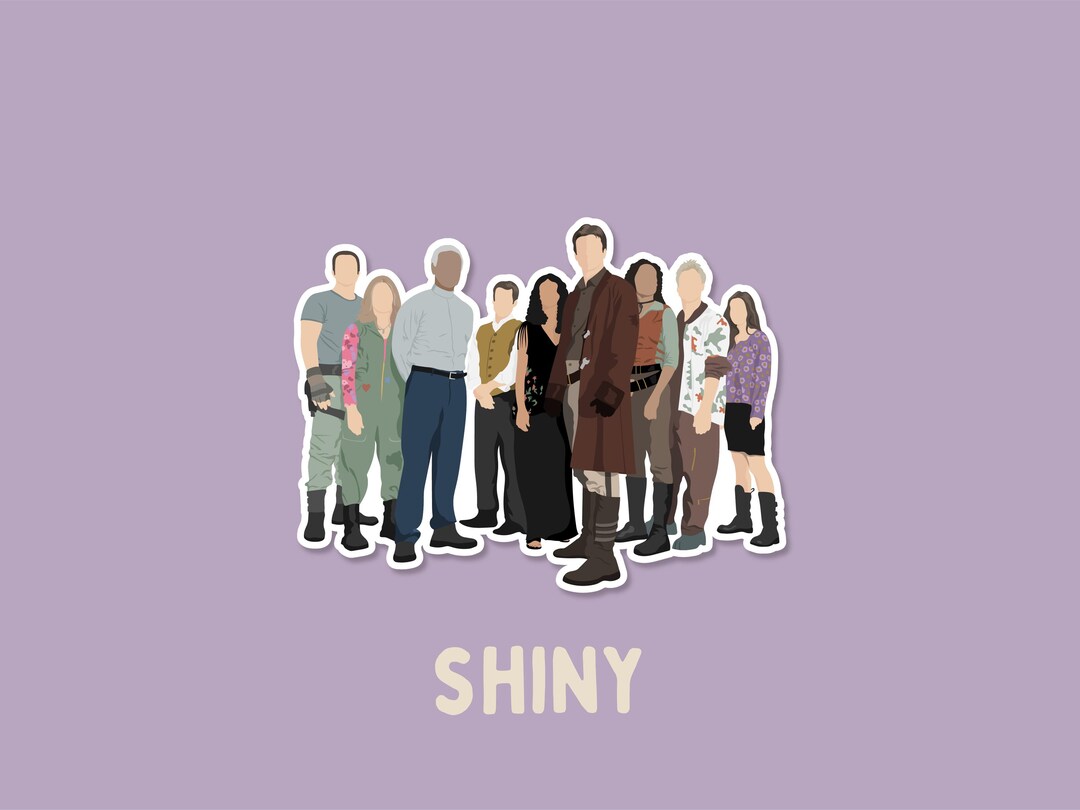 FIREFLY STICKER - Malcolm Reynolds - Browncoat - Serenity - Space ...