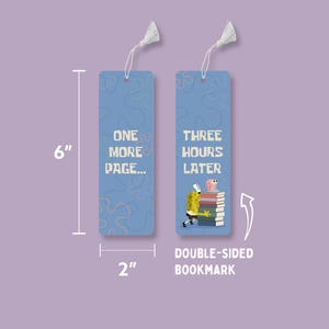 ONE MORE PAGE - Three Hours Later - Book Stack Bookmark - Stack of ...