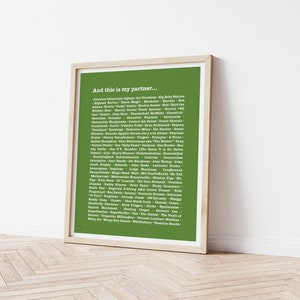 PSYCH - GUS' NICKNAMES - Psych Tv Show - Psych Print - Tv Poster ...