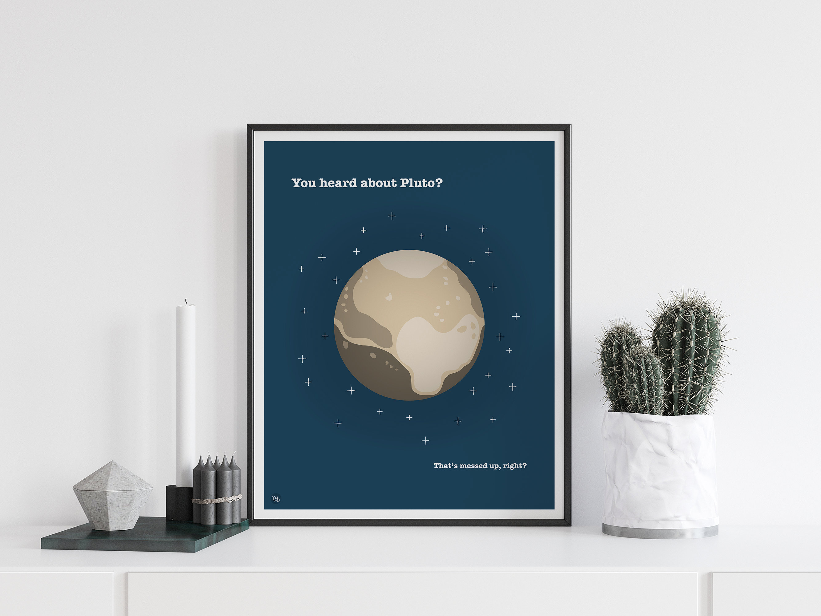 PSYCH You Heard About Pluto That's Messed up Psych | Etsy