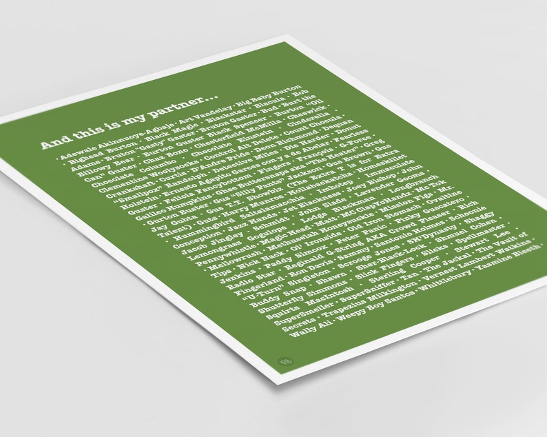 PSYCH - GUS' NICKNAMES - Psych Tv Show - Psych Print - Tv Poster ...