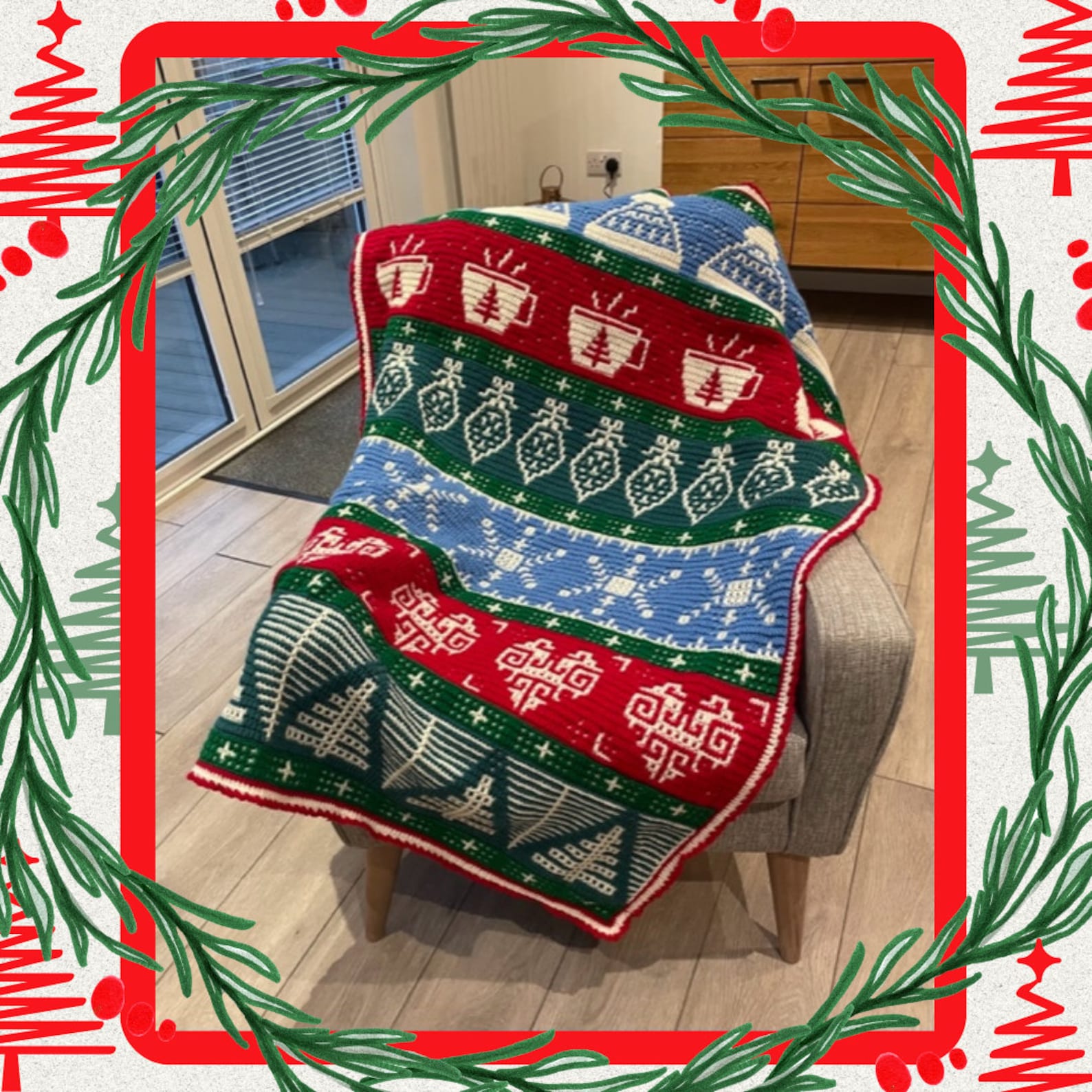 Cosy Christmas Blanket - Etsy