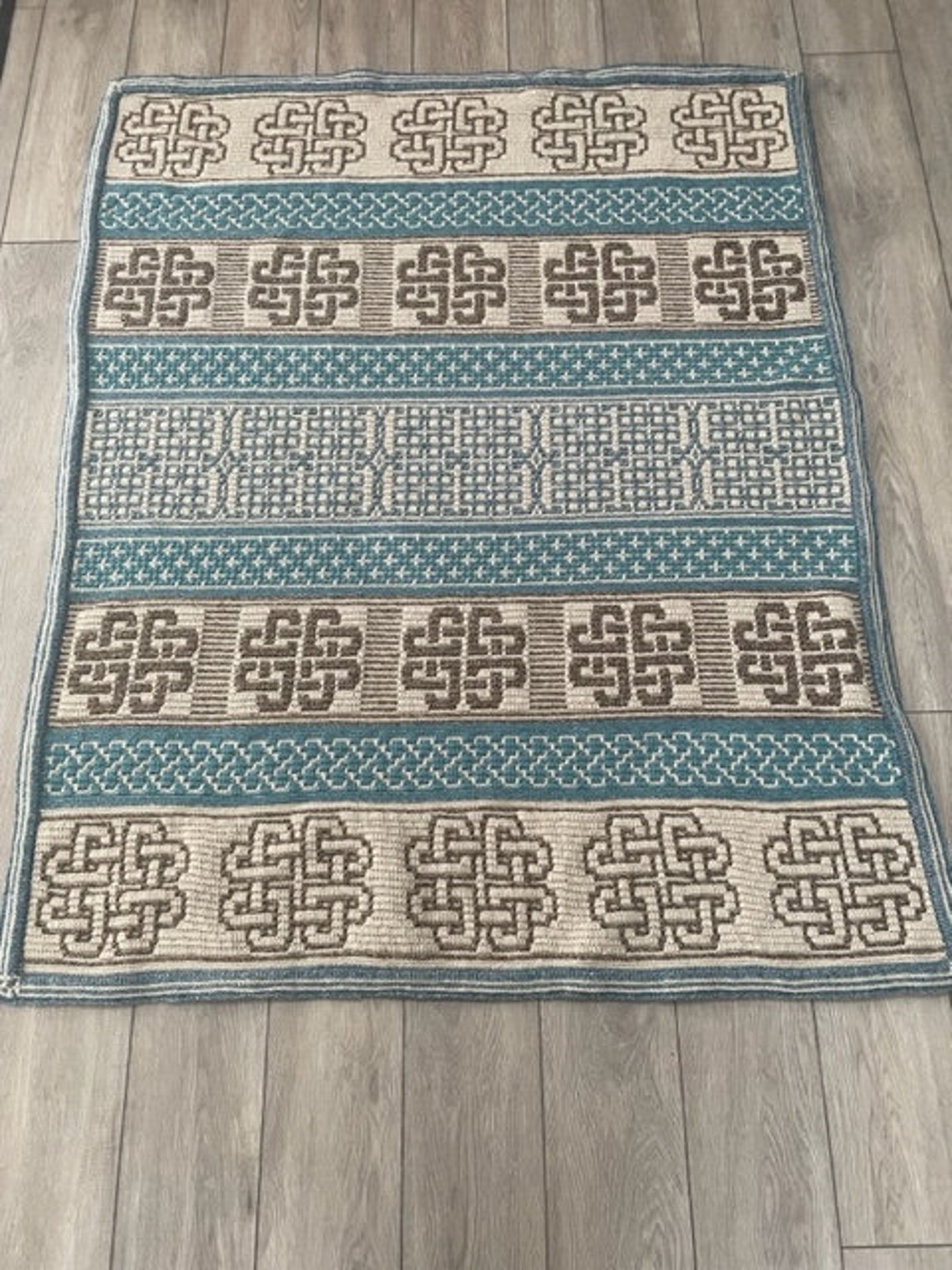 Celtic Love Mosaic Crochet Blanket - Etsy