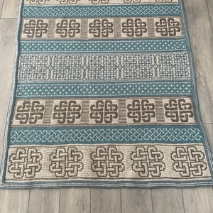 Celtic Love Mosaic Crochet Blanket - Etsy