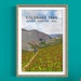 Colorado Trail Poster, Hiking Poster, Travel Poster, National Parks ...