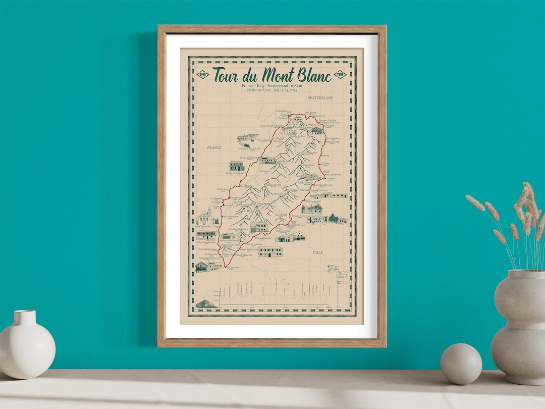 Mont Blanc Trail Map