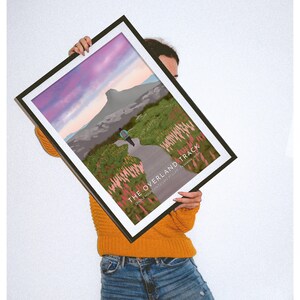 The Overland Track Poster, Cradle Mountain, Tasmania, Travel Poster ...