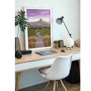 The Overland Track Poster, Cradle Mountain, Tasmania, Travel Poster ...