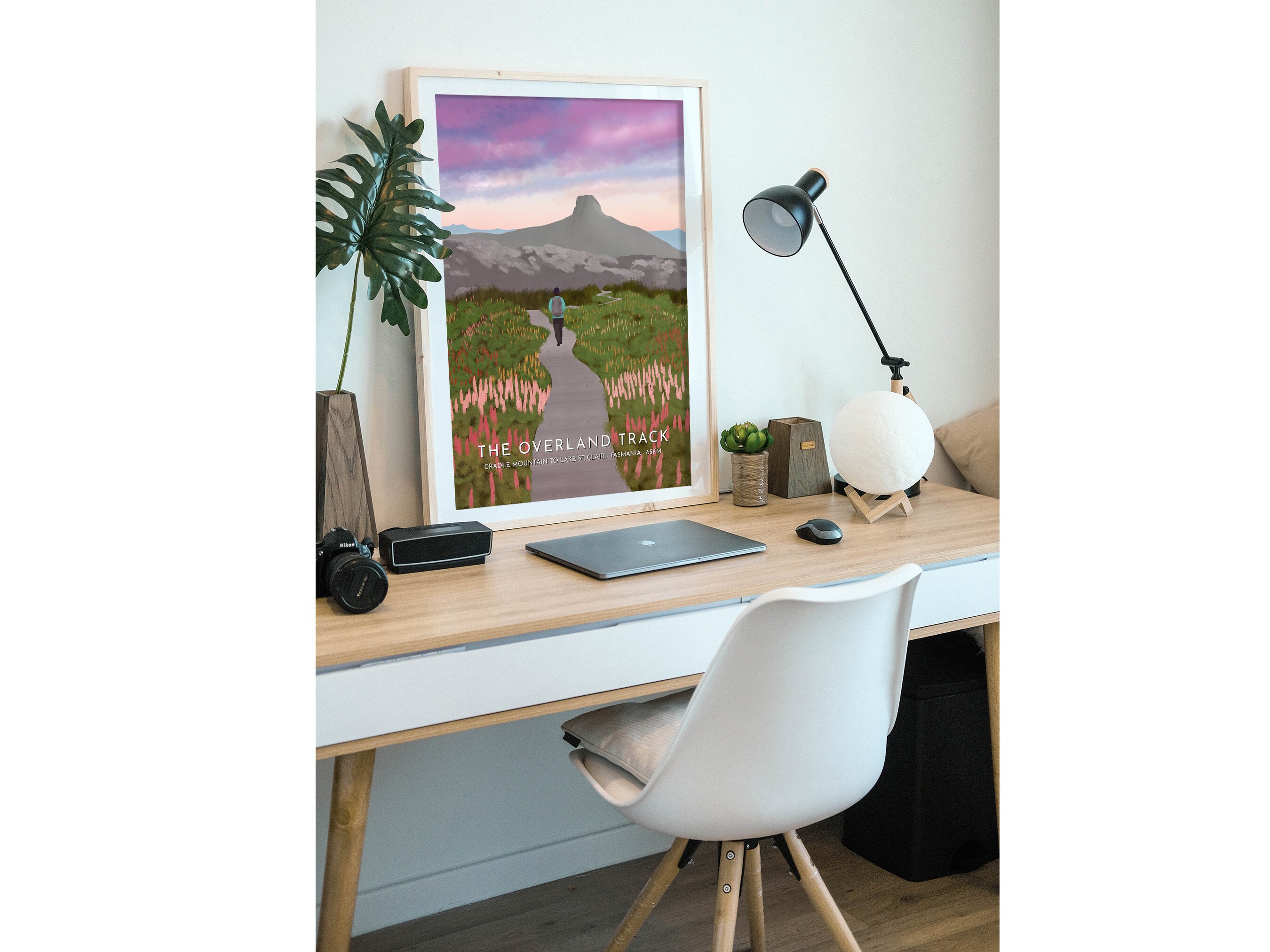 The Overland Track Poster, Cradle Mountain, Tasmania, Travel Poster ...
