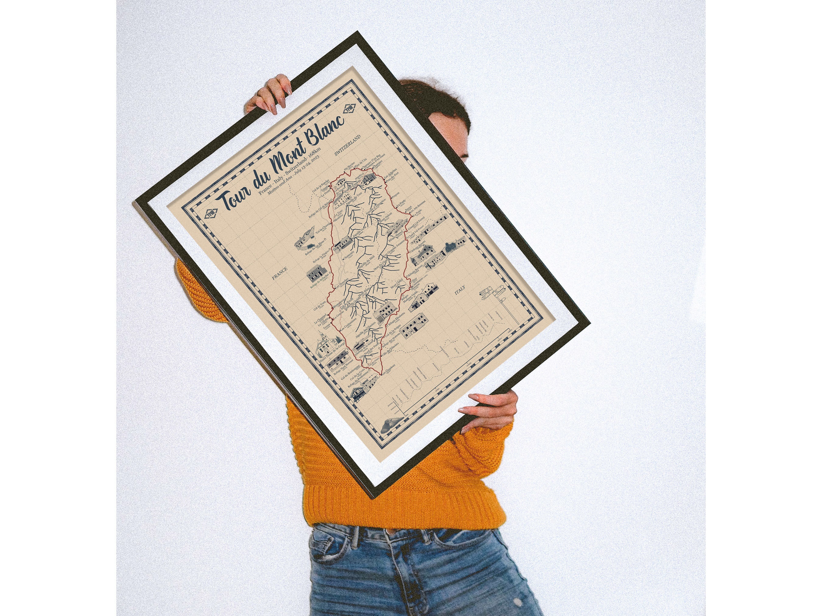 Mont Blanc Trail Map