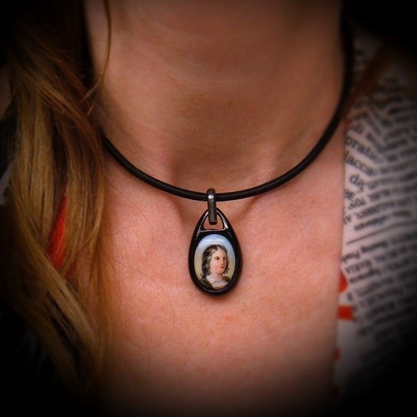 Carved Jet Pendant - Etsy