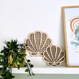 Rattan Sealife Shells Nursery Decor Boho Shell Scandi - Etsy