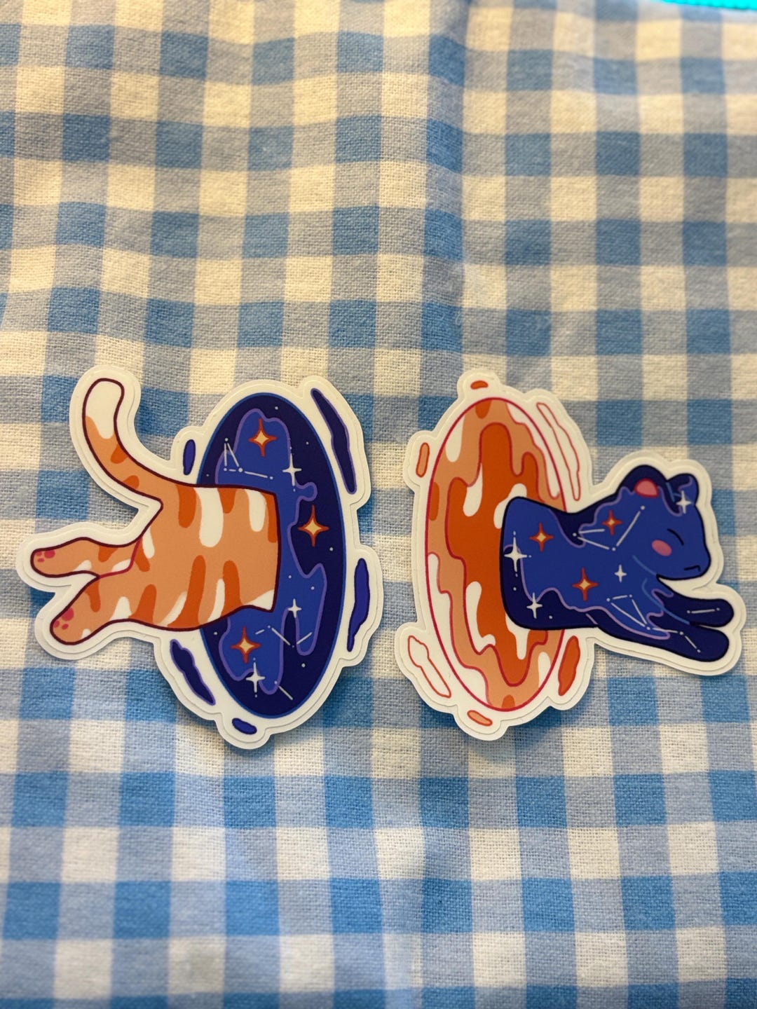 Portal Cat Set, 3 Inch Stickers Sticker Bundle, Galaxy Cats Stickers ...