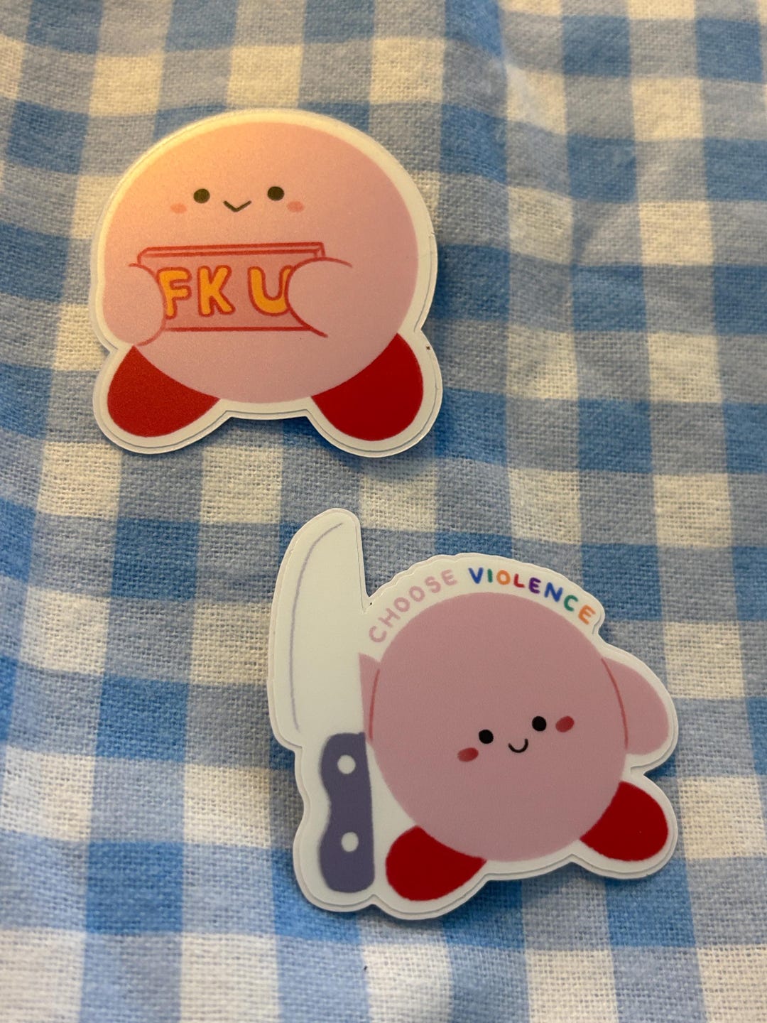 Kirby 2 Inch Sticker Set, Sticker Bundle, Gaming Stickers Waterbottle ...