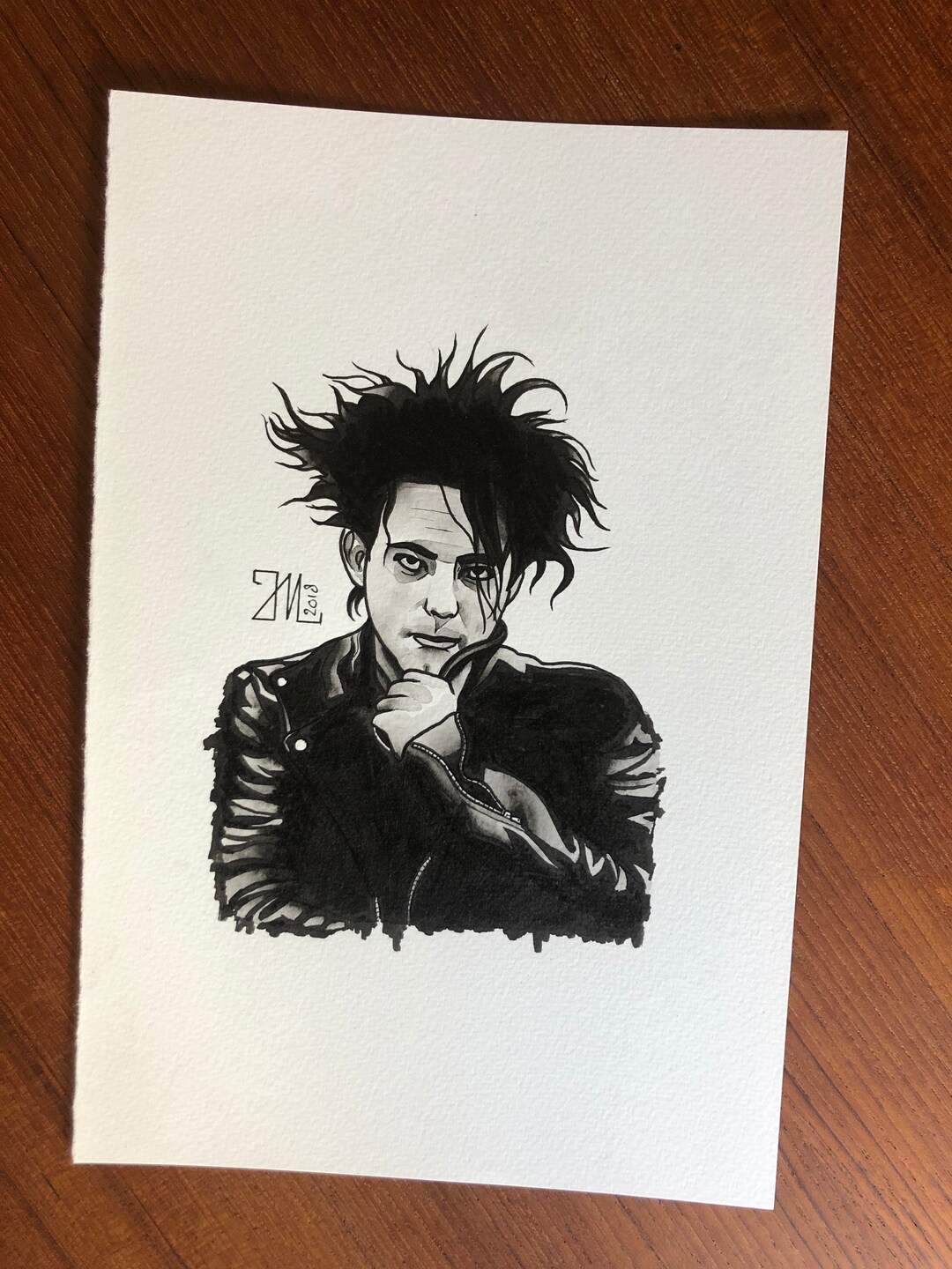 Robert Smith From the Cure Painting - Etsy