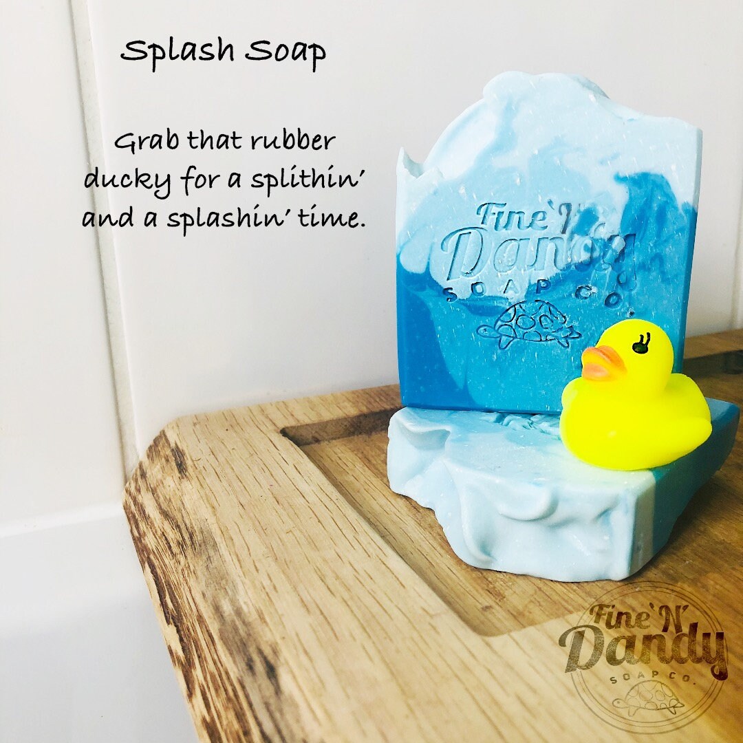 Handmade soap Splash gentle formula with Olive oil, coconut oil, Shea ...