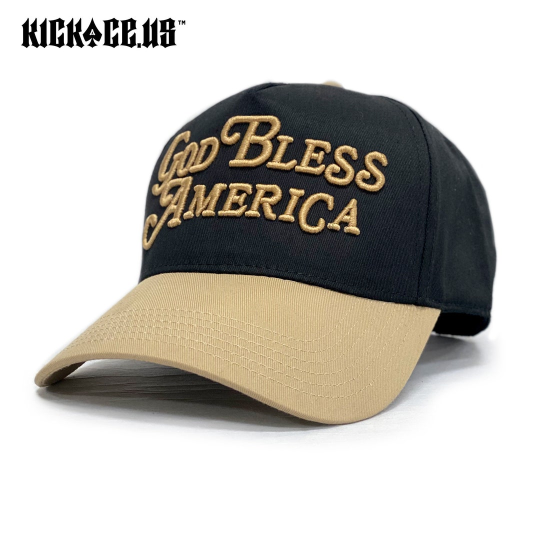 God Bless America Mid Profile Baseball Cap - Etsy