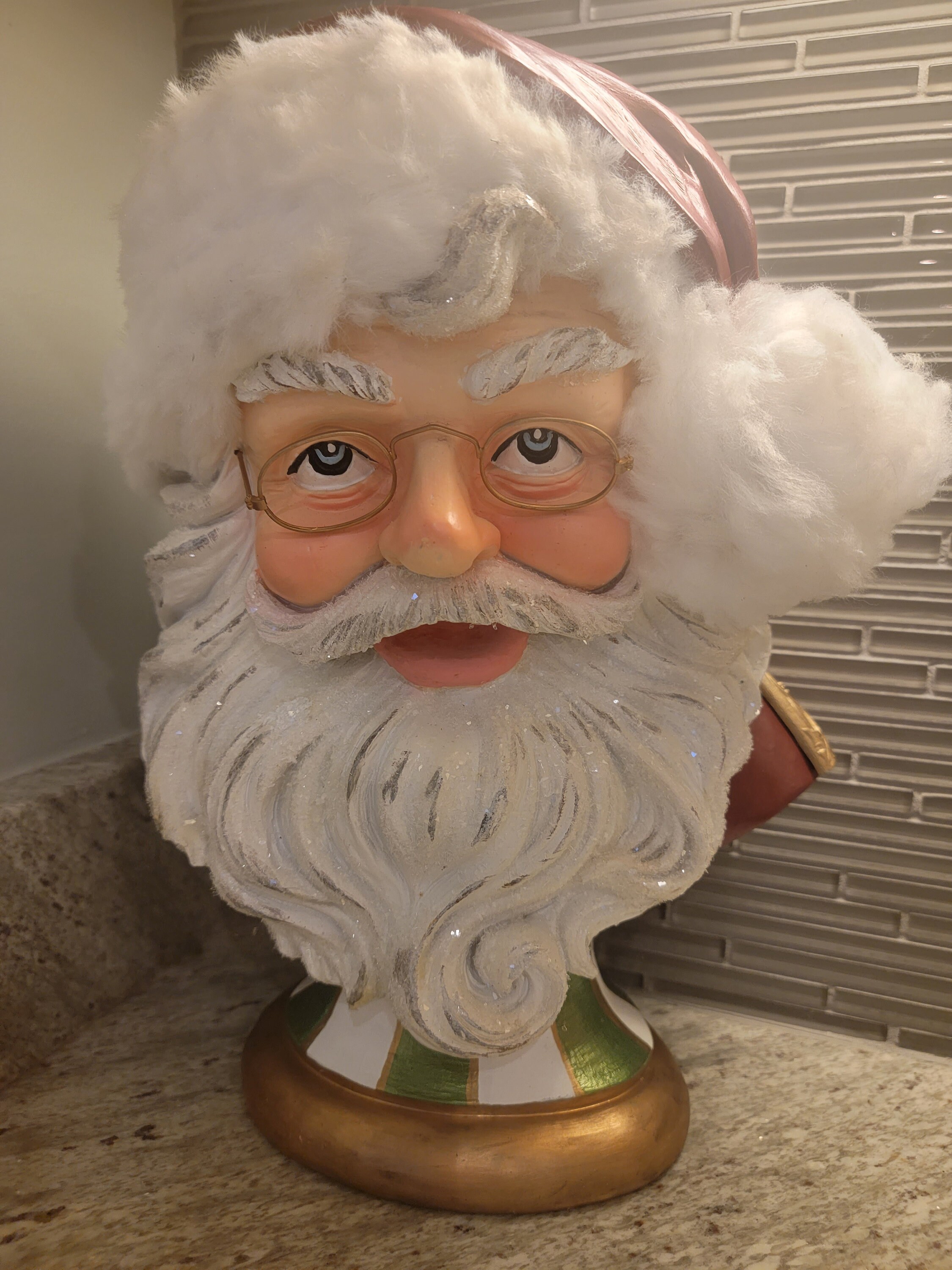 Santa Bust - Etsy