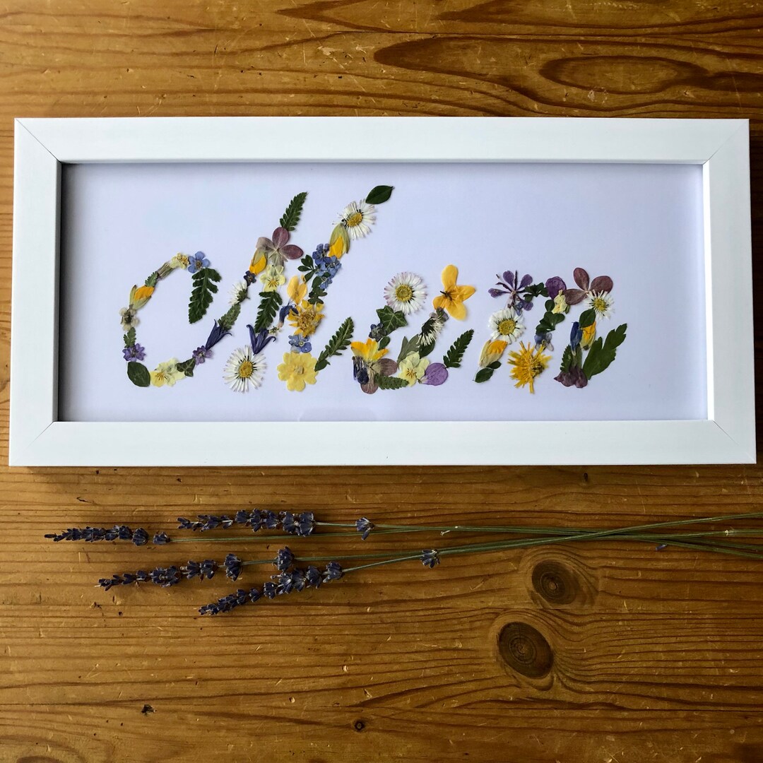 Mum Pressed Flower Frame Mothers Day Gift Personalised Gift for Mum - Etsy