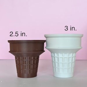Ice Cream Cone, 2 Sizes, Multiple Colors, **scoops Sold Separately ...