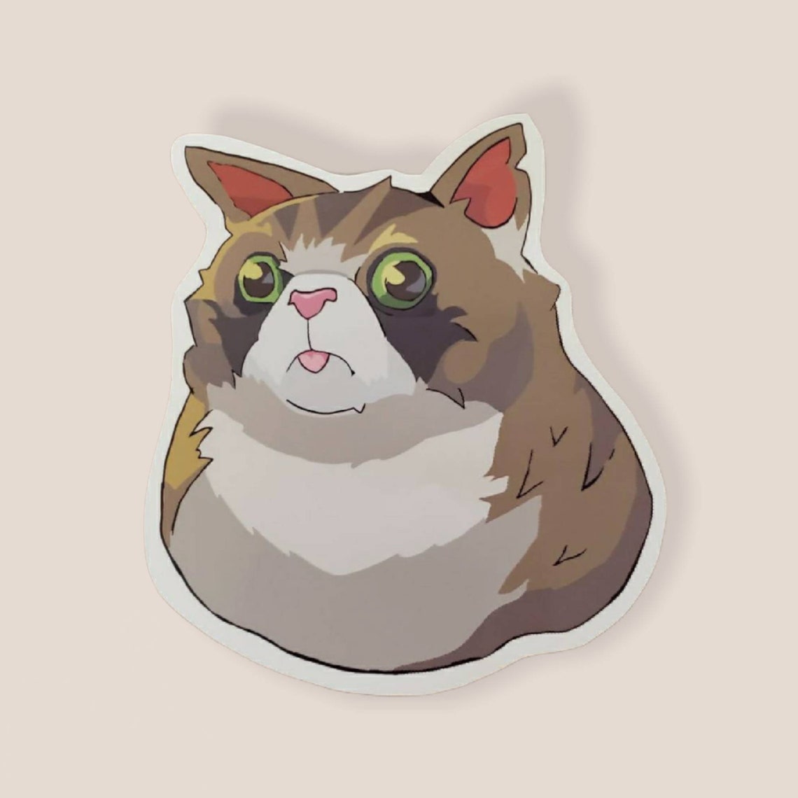 Valorant cat Glossy Vinyl Waterproof Sticker Custom - Etsy