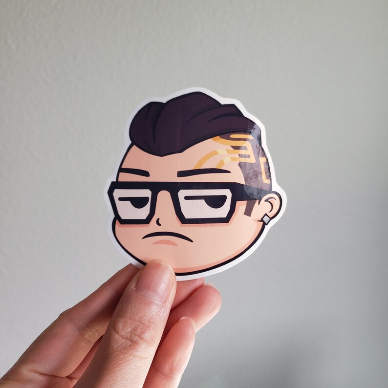 Valorant Unamused Chamber Spray Valorant Stickers Glossy - Etsy