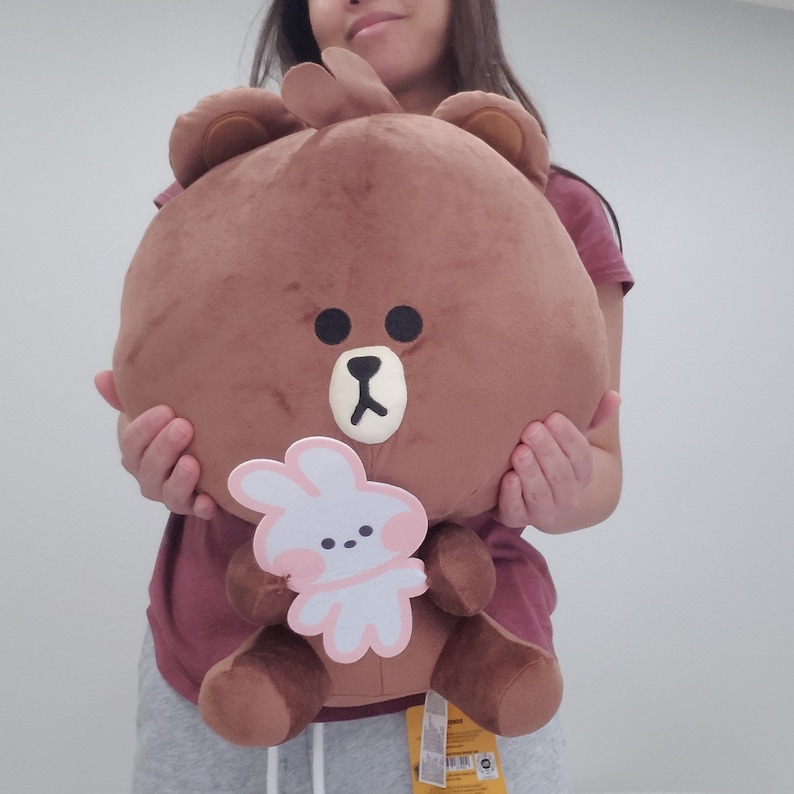 Line Friends Brown and Cony Plush - Etsy