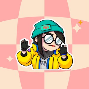 Valorant Hold up Spray, Killjoy, Valorant, Video Games, Stickers - Etsy