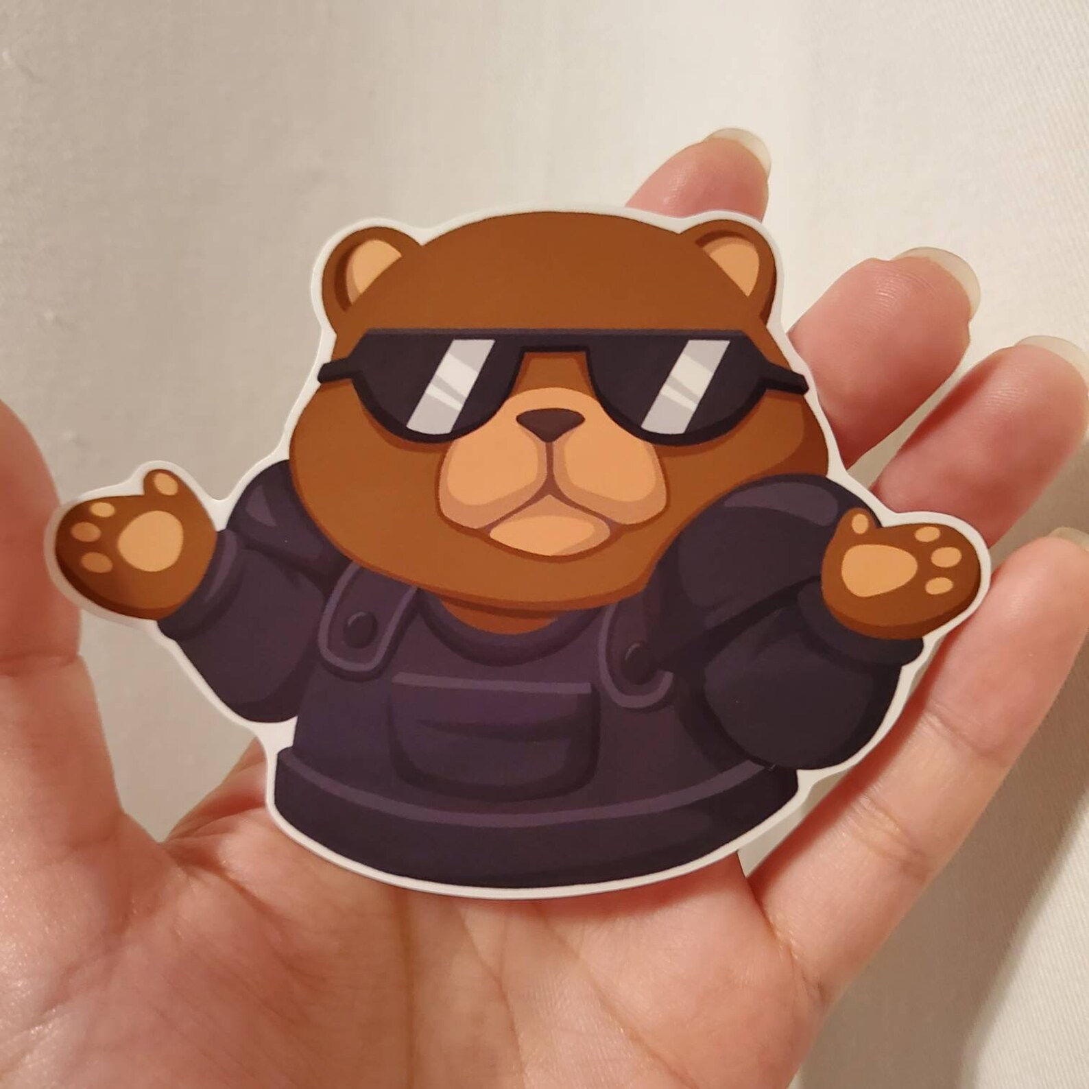 Valorant Bear Spray Sticker Glossy Stickers Waterproof - Etsy