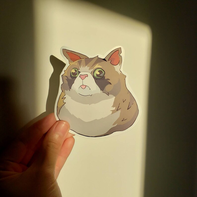 Valorant Cat glossy vinyl waterproof sticker Custom | Etsy