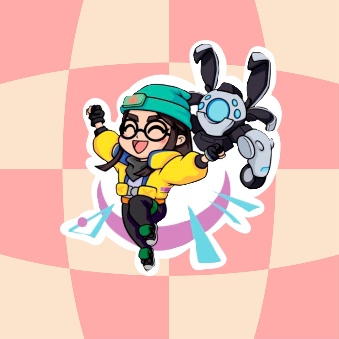 Valorant Killjoy Choose You Spray Sticker - Glossy Stickers,vinyl ...