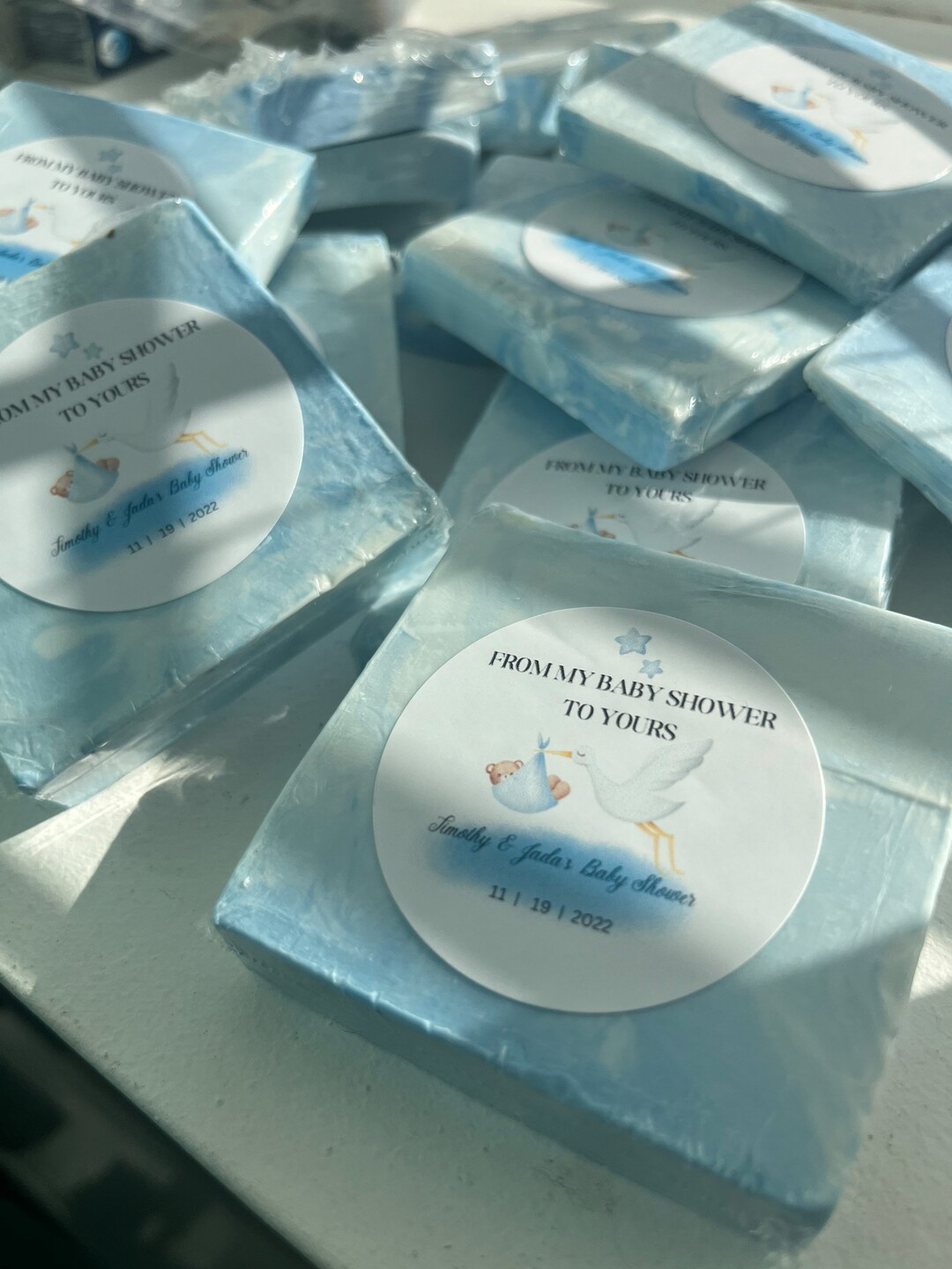 Baby Shower Custom Soap Bar Favors - Etsy