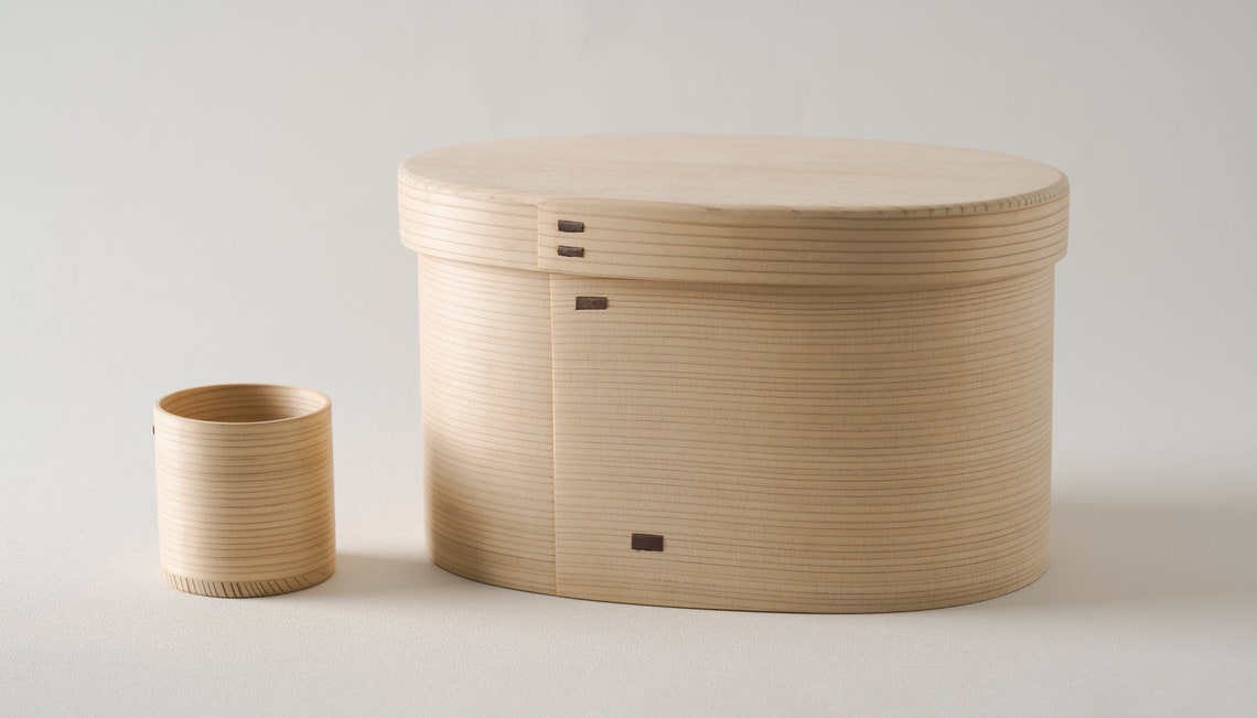 Mage Wappa Rice Box / Handmade Wooden Box for 2kg Rice / Akita - Etsy