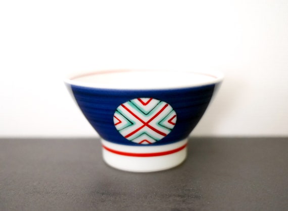 Japanese Rice Bowl by Tobe ware / Japanese Ceramic Plate / | Etsy