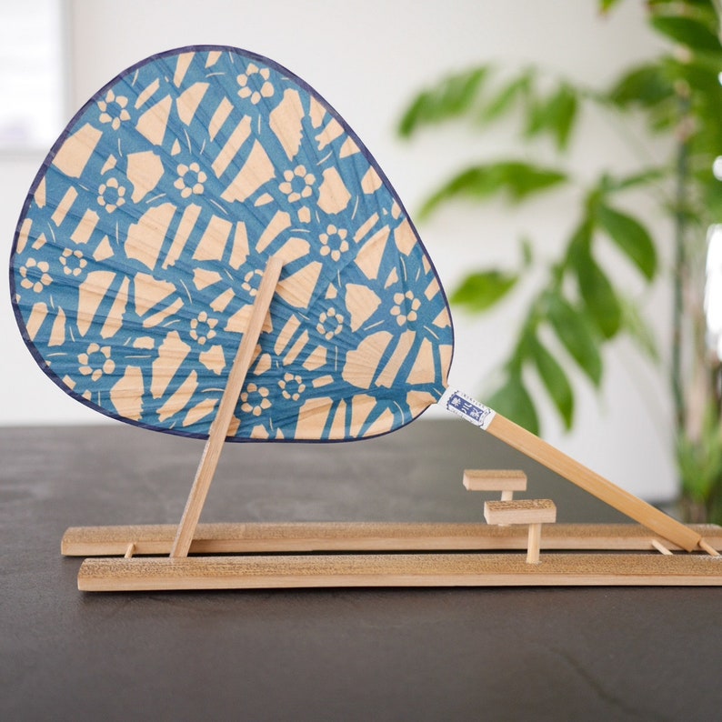 Japanese Uchiwa / Handmade Paper Fan / Traditional Paper Fan - Etsy