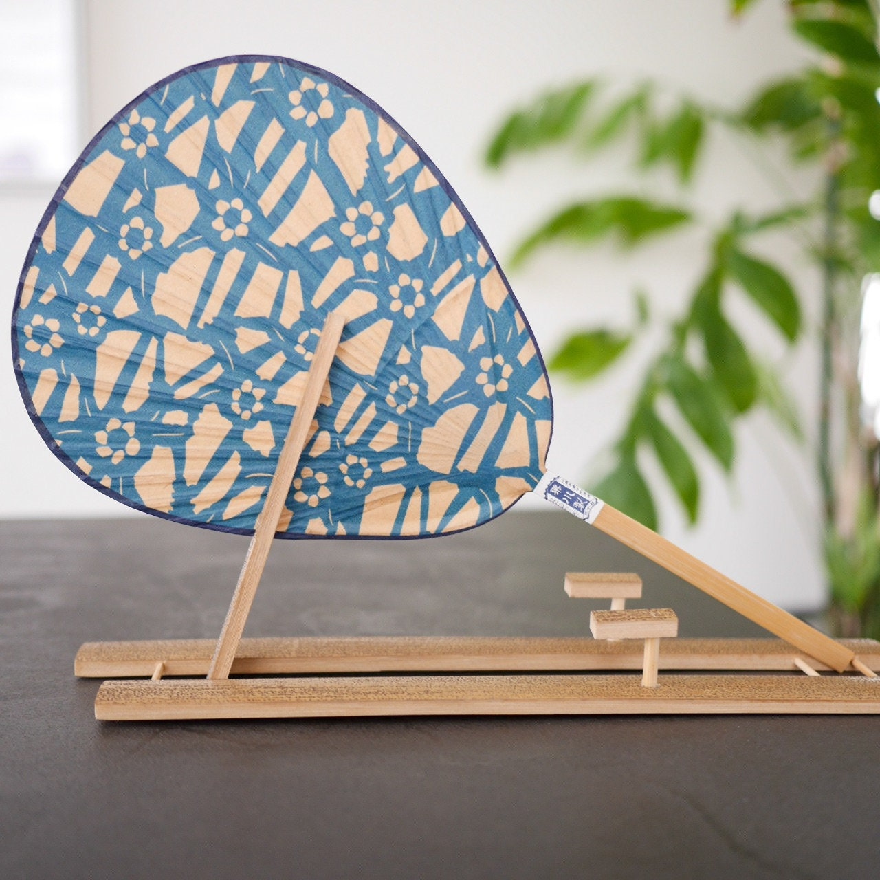 Japanese Uchiwa / Handmade Paper Fan / Traditional Paper Fan | Etsy